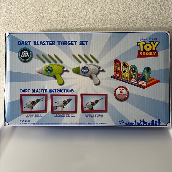 Disney | Toys | Toy Story Dart Blaster Target Set With Buzz Woody ...